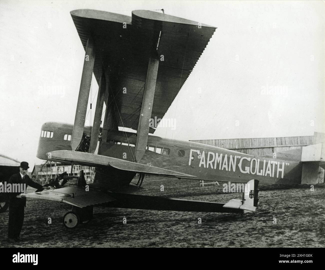 The French Farman F.60 Goliath airliner, designed after the First World ...