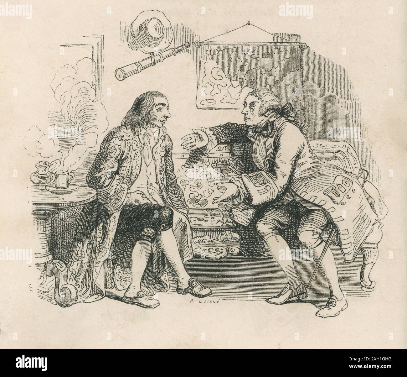 Part III. A Voyage to Laputa. Chapter I. Captain William Robinson asks ...