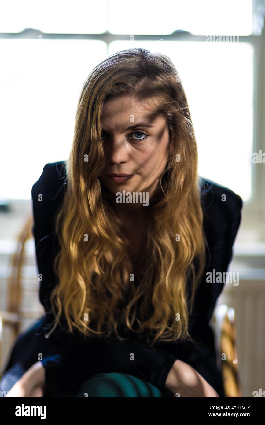 Heloise Werner, a soprano composer, photographed in her London Brixton ...