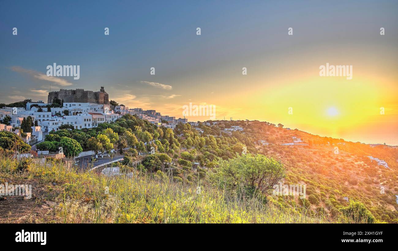 Patmos castle hi-res stock photography and images - Alamy