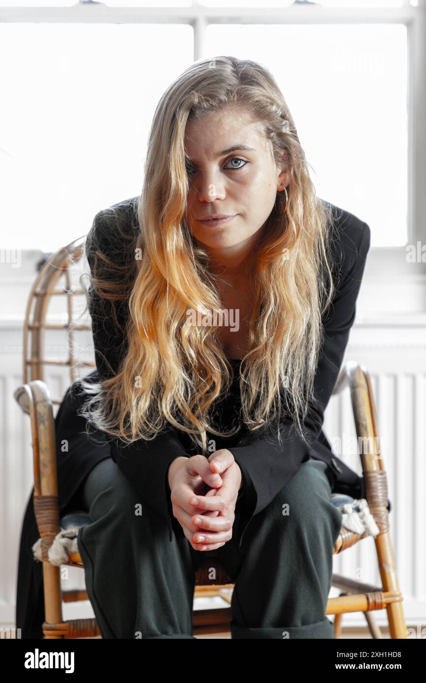 Heloise Werner, a soprano composer, photographed in her London Brixton ...
