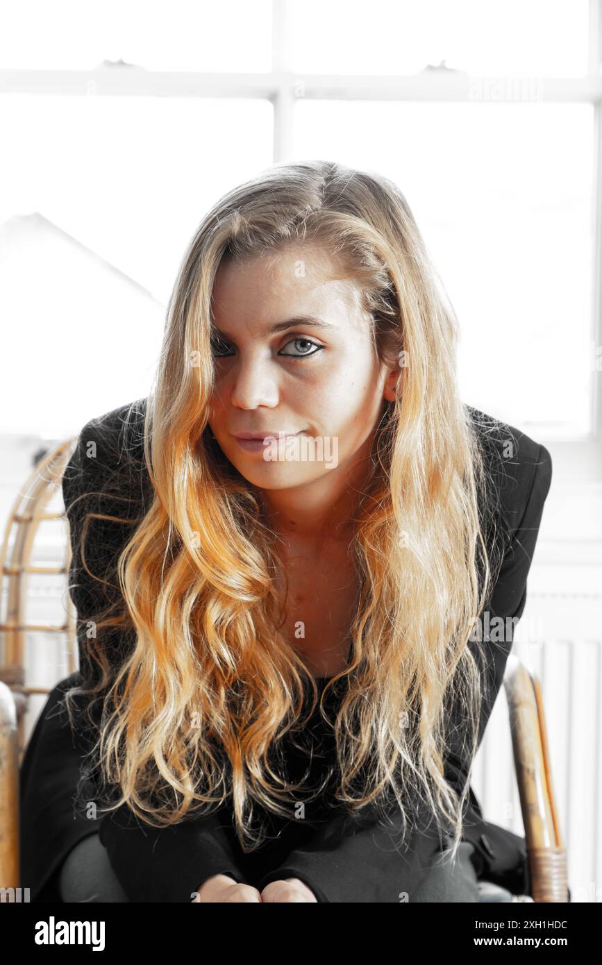 Heloise Werner, a soprano composer, photographed in her London Brixton ...