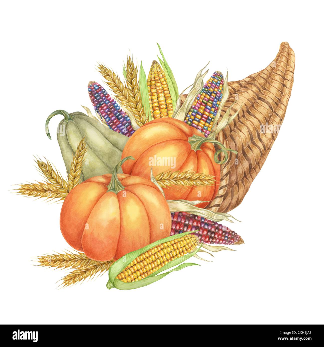 cute cornucopia clipart