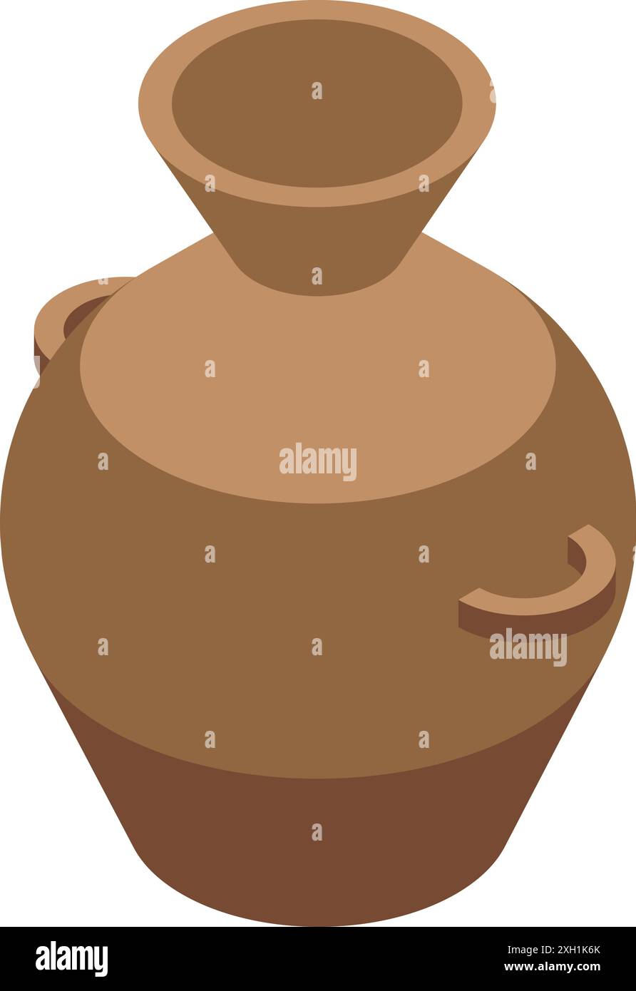 Ancient clay amphora, a symbol of ancient civilizations and their ...