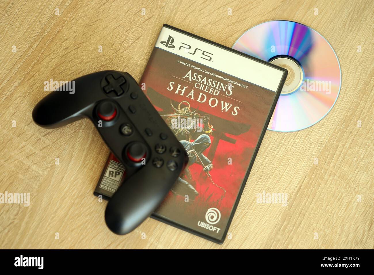 KYIV, UKRAINE - JUNE 26, 2024 Assassin's Creed Shadows PS5 video game ...