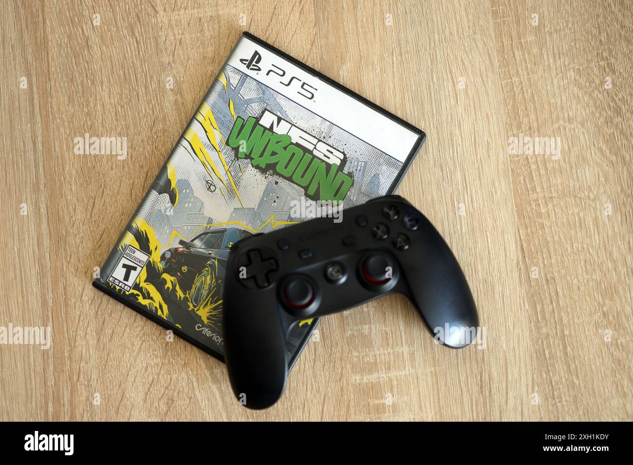 KYIV, UKRAINE - JUNE 26, 2024 Need For Speed Unbound PS5 video game ...