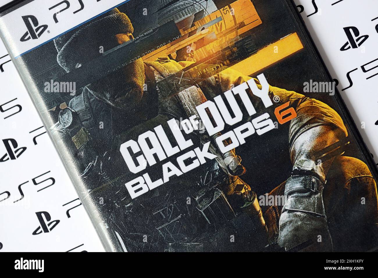 KYIV, UKRAINE - JUNE 26, 2024 Call of Duty Black Ops 6 PS5 video game ...