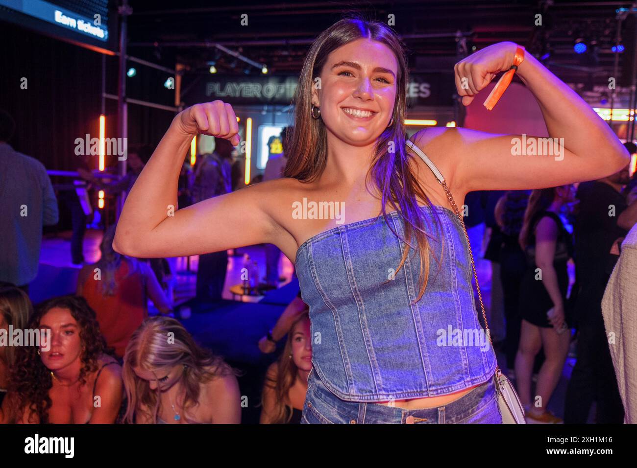 Ayden Ames, a middle blocker from Prosper High School in Texas, named the 2023-2024 Gatorade ...