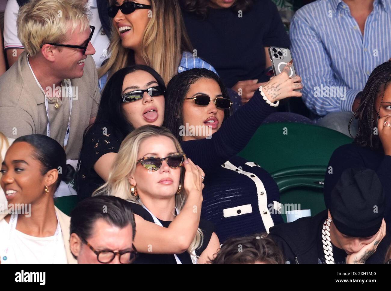 Charli XCX and Mabel pose for a selfie on day eleven of the 2024 ...