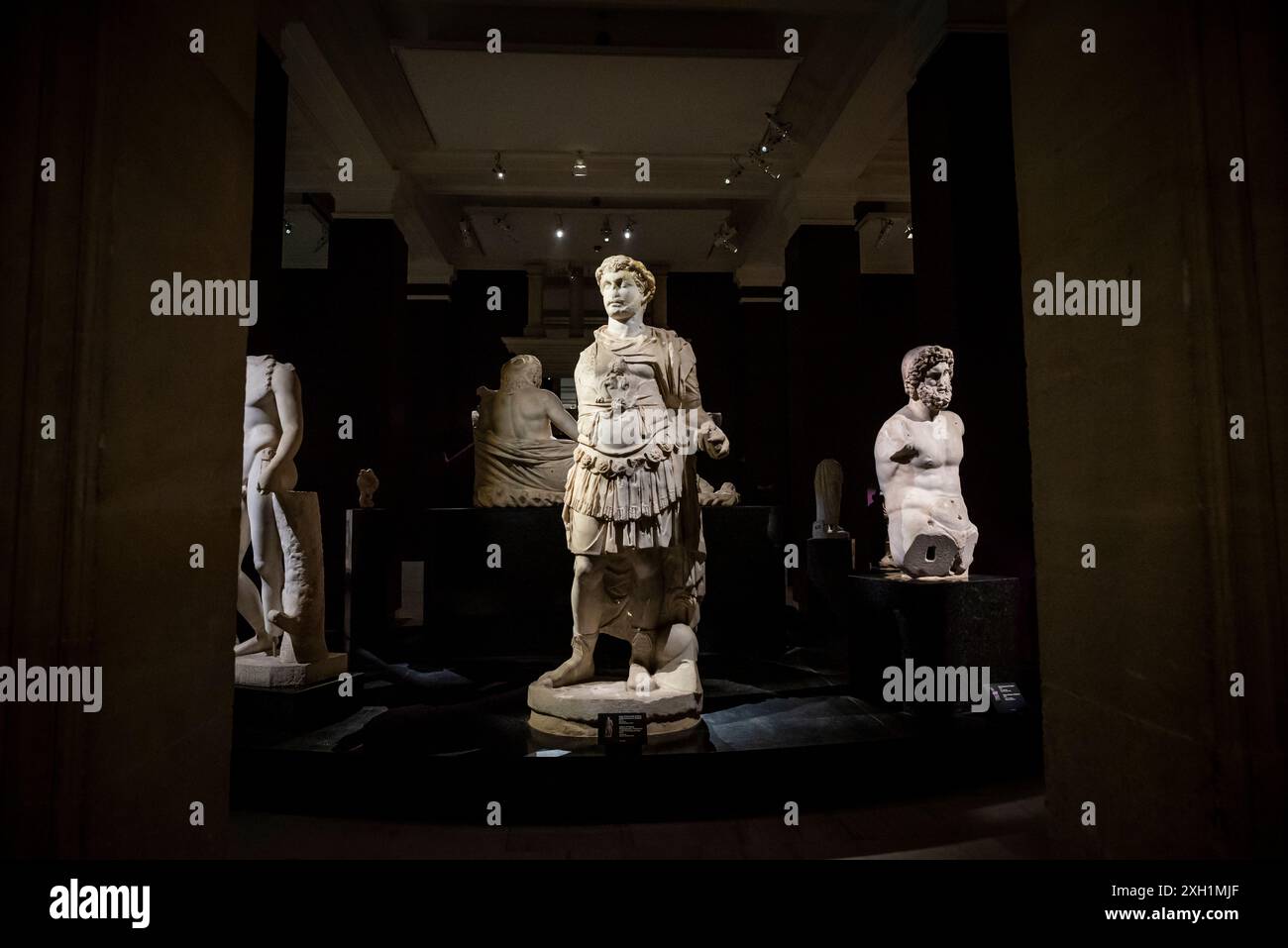 Ancient Greek sculptures, Archaeological Museum, Istanbul, Turkey Stock ...