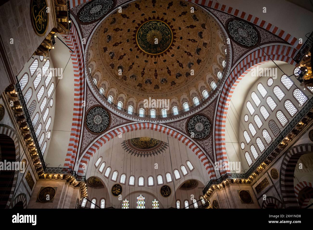 Dome of the Suleymaniye Mosque, built in 1557 for for the famous ...