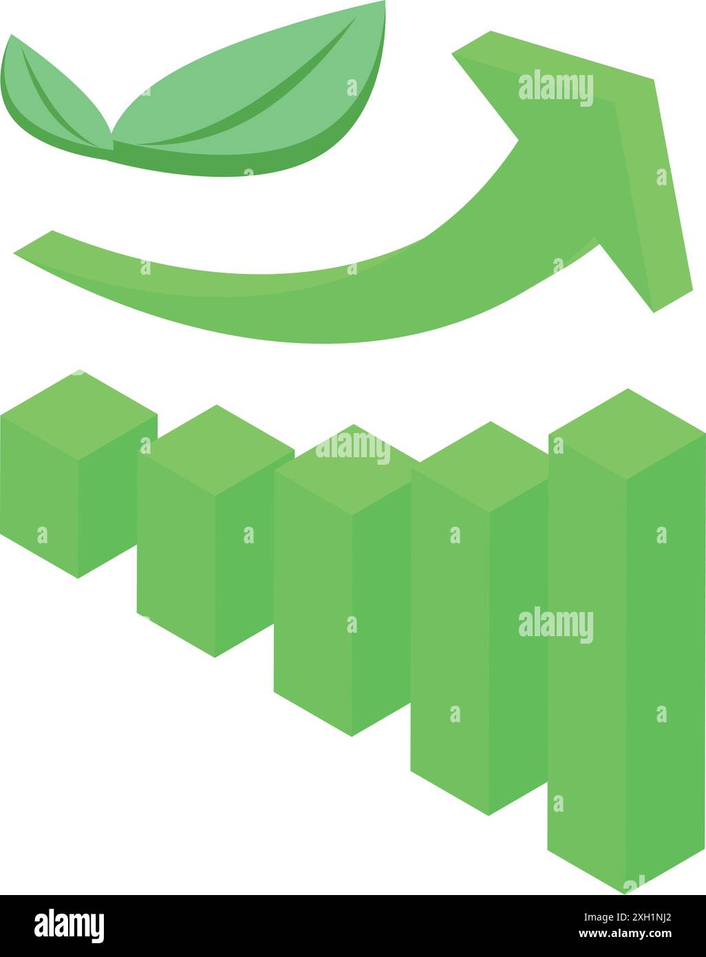 Going up arrow rising data Stock Vector Images - Alamy