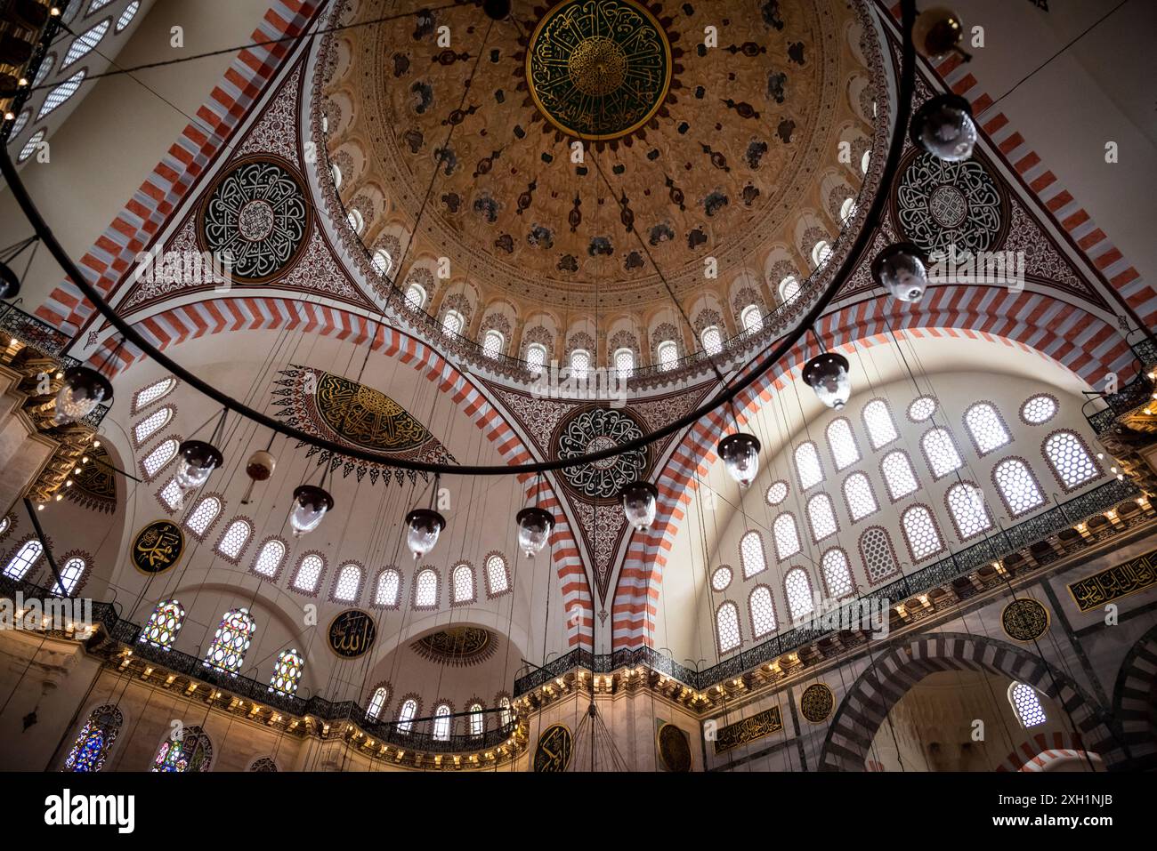 Dome of the Suleymaniye Mosque, built in 1557 for for the famous ...