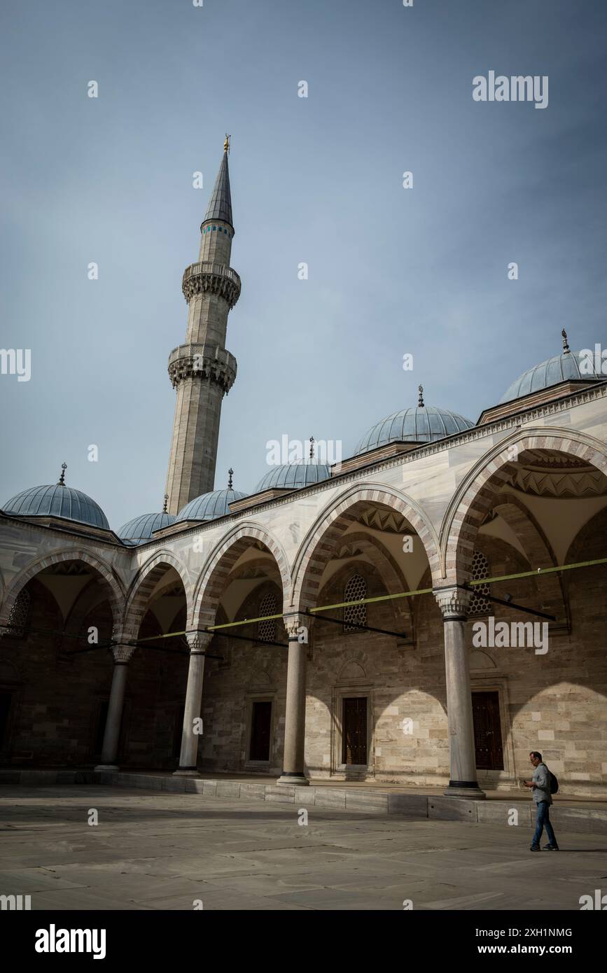 Suleymaniye Mosque, built in 1557 for for the famous Ottoman emperor ...