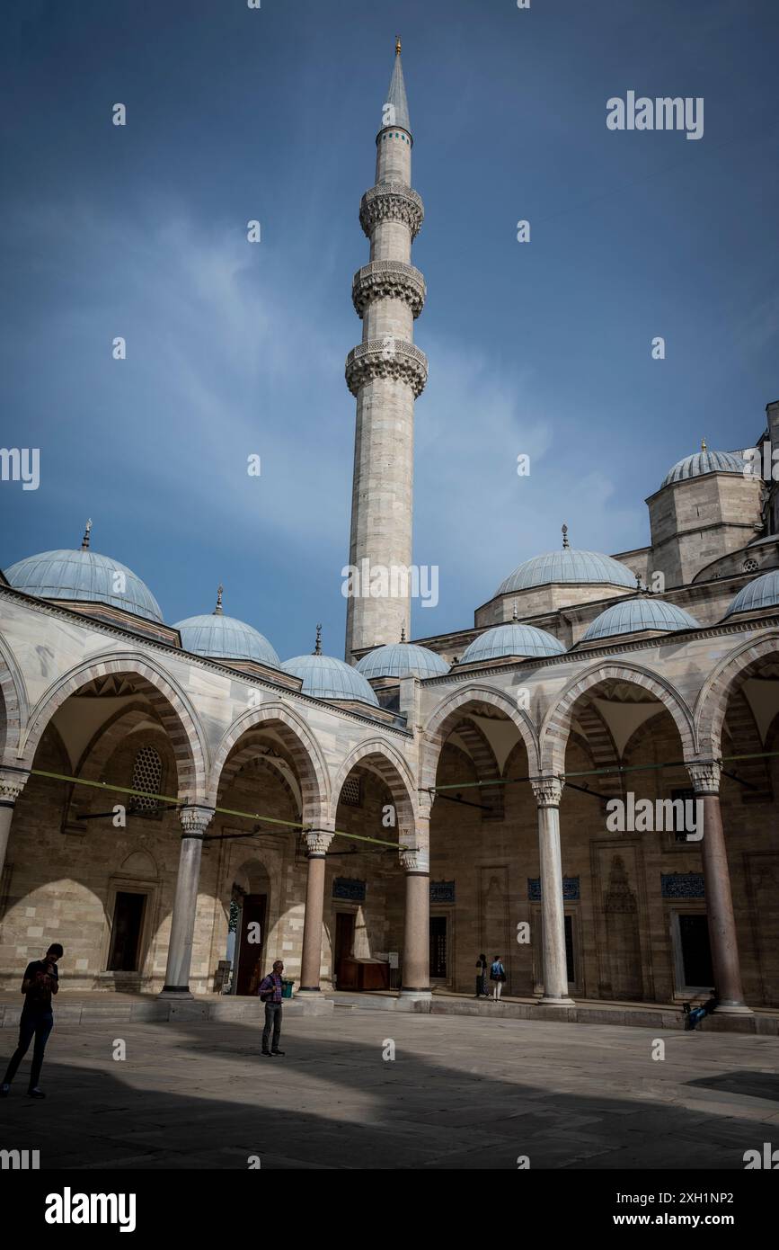 Suleymaniye Mosque, built in 1557 for for the famous Ottoman emperor ...
