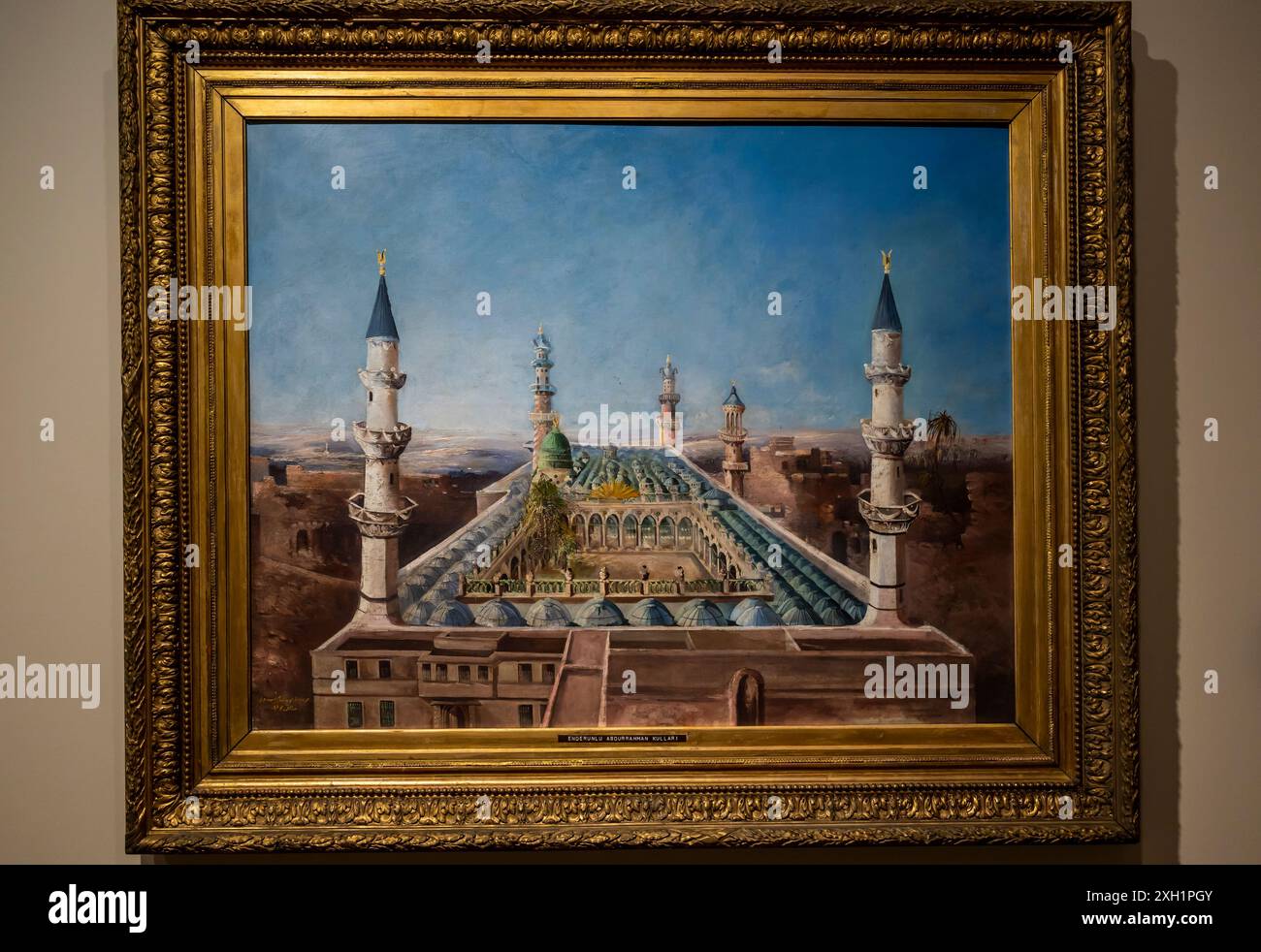 Late 19th century painting, Museum of Painting and Sculpture, tracing ...