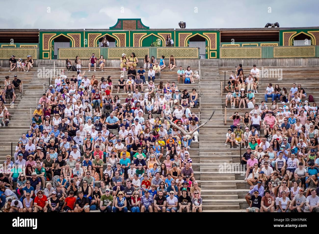 Toledo, Spain. 29 June 2024. Historically themed bird display show ...