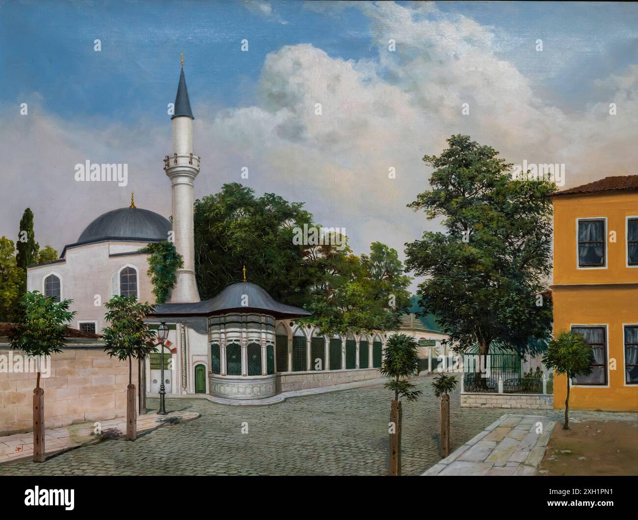 Late 19th century painting, Museum of Painting and Sculpture, tracing ...