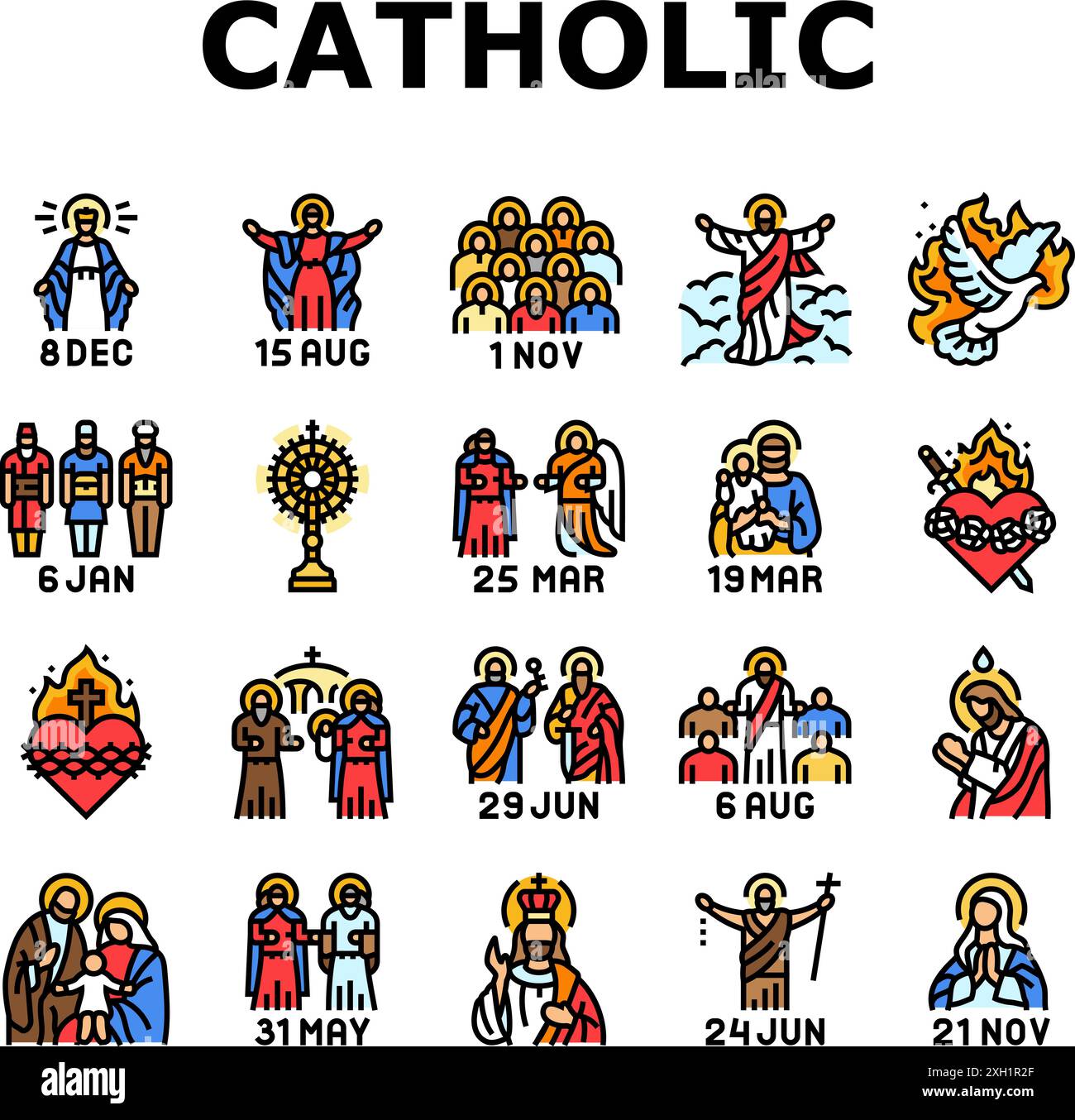 Catholic priests purple hi-res stock photography and images - Alamy