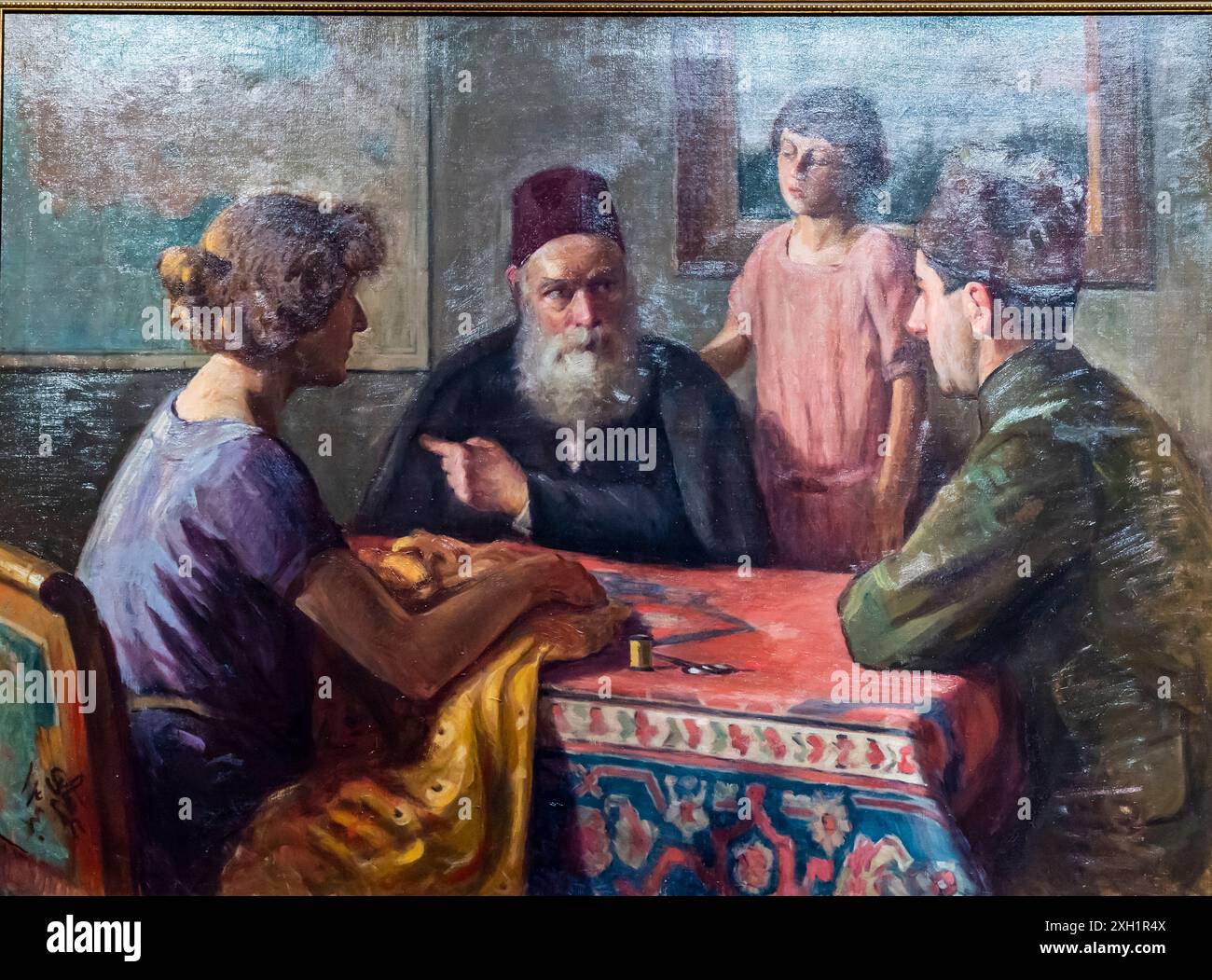 1920s painting, Museum of Painting and Sculpture, showing modernist ...