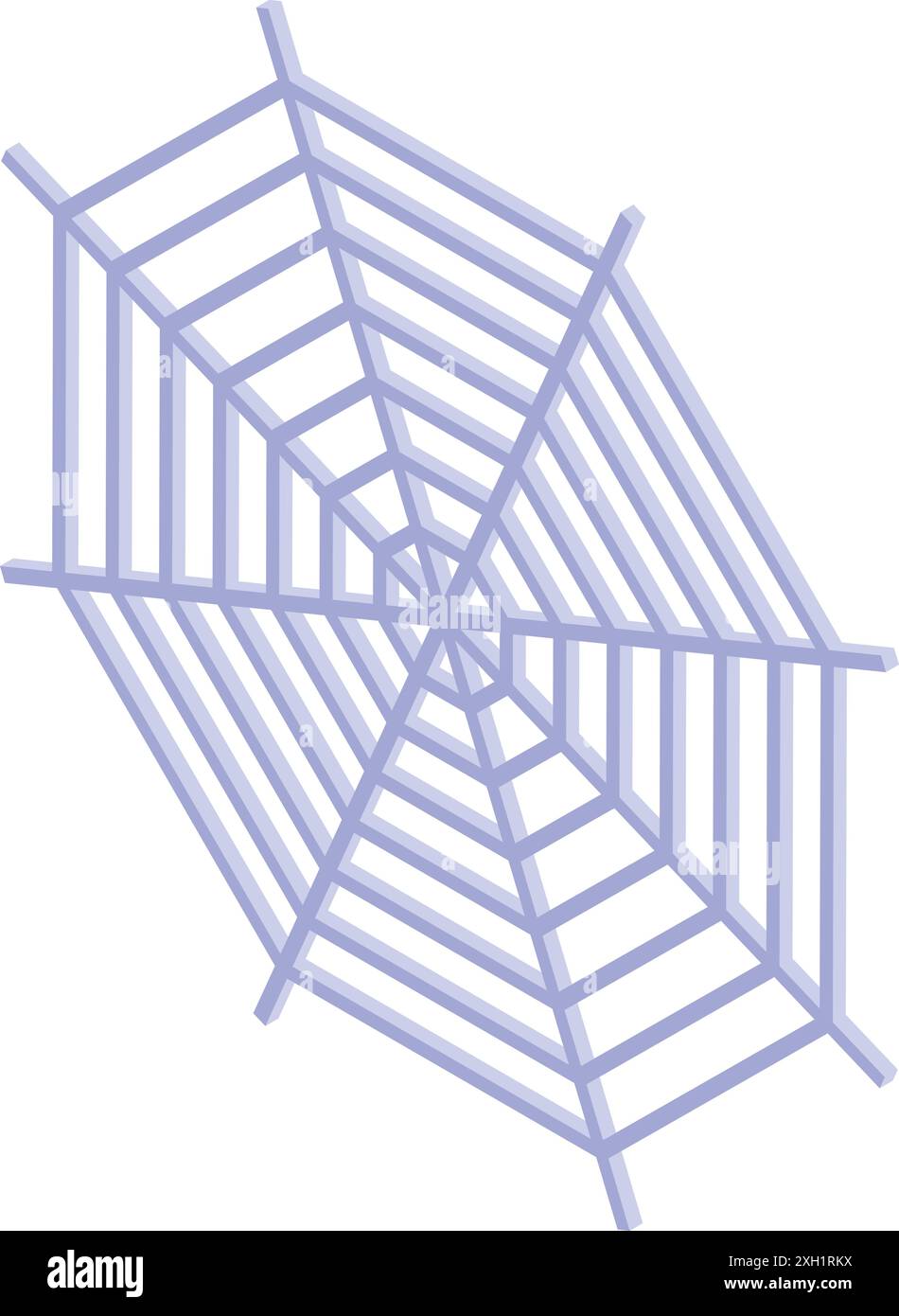 Illustration of a spider web, waiting for its next prey to get caught ...