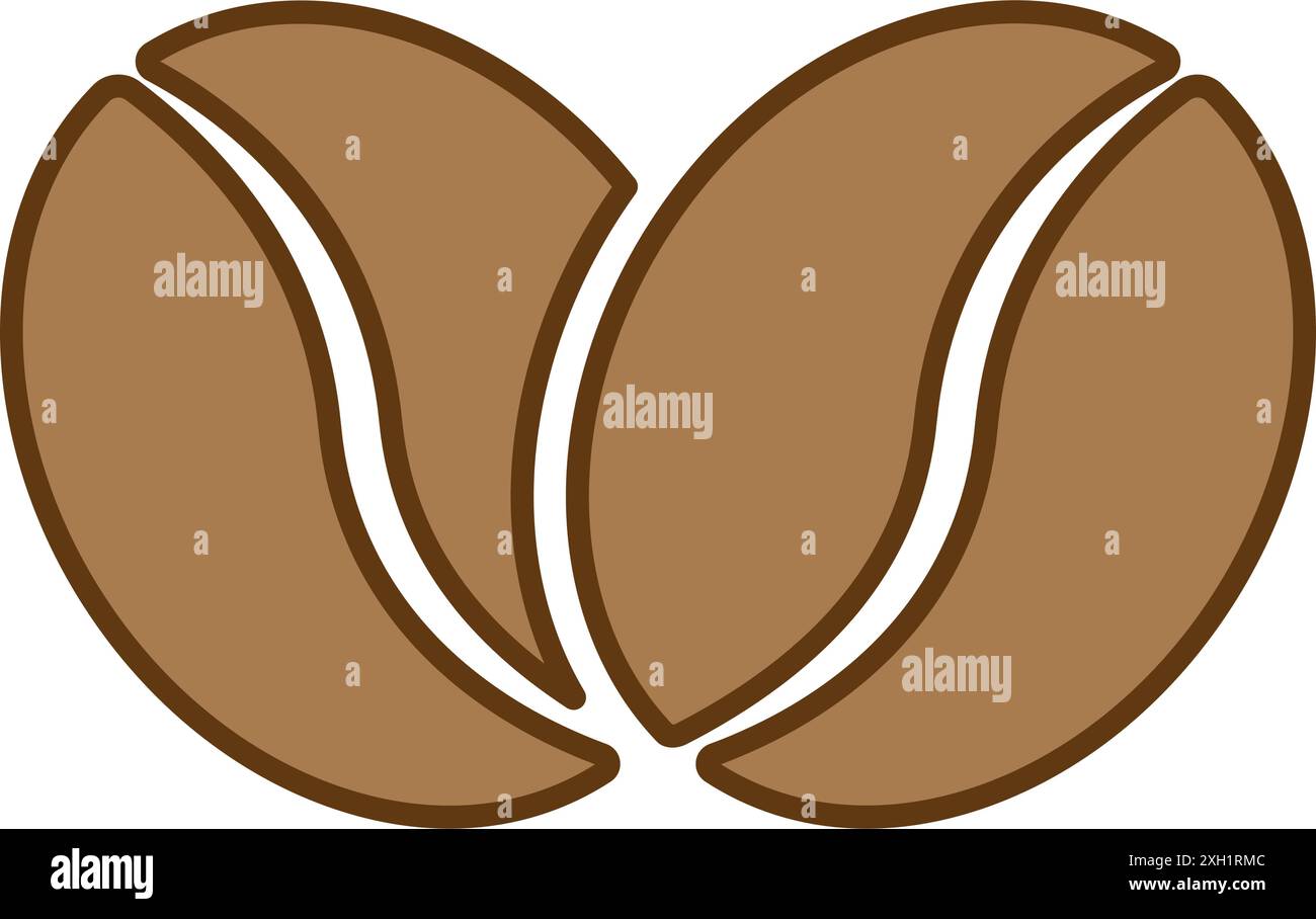 Coffee beans organic Stock Vector Images - Alamy
