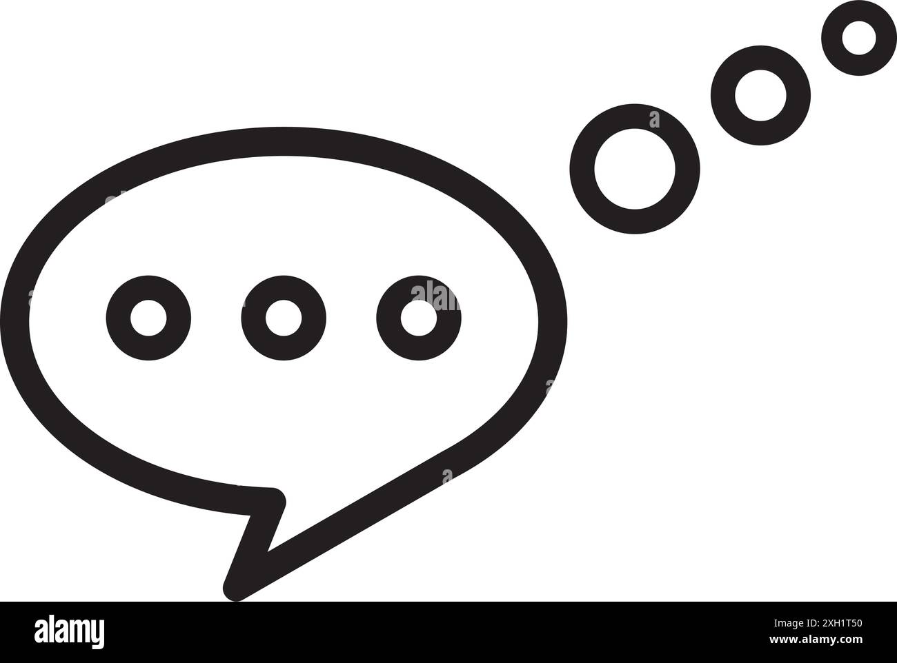 speech bubble logo vector design illustration Stock Vector Image & Art ...