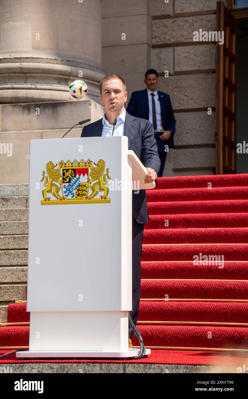 Munich, Bavaria, Germany - 11 July 2024: Tournament Director of UEFA ...