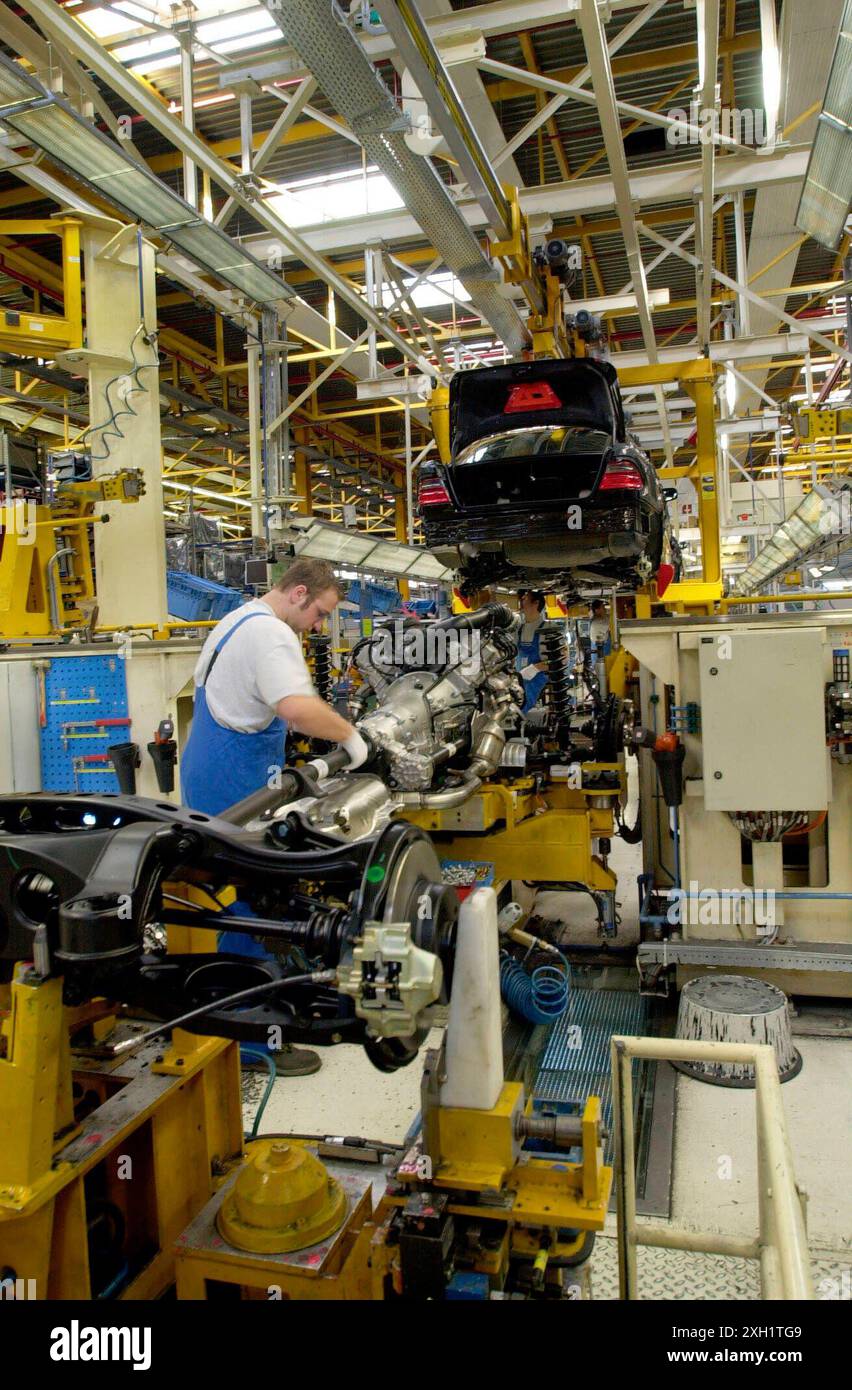 internal combustion engine in automotive production, part of a vehicle ...