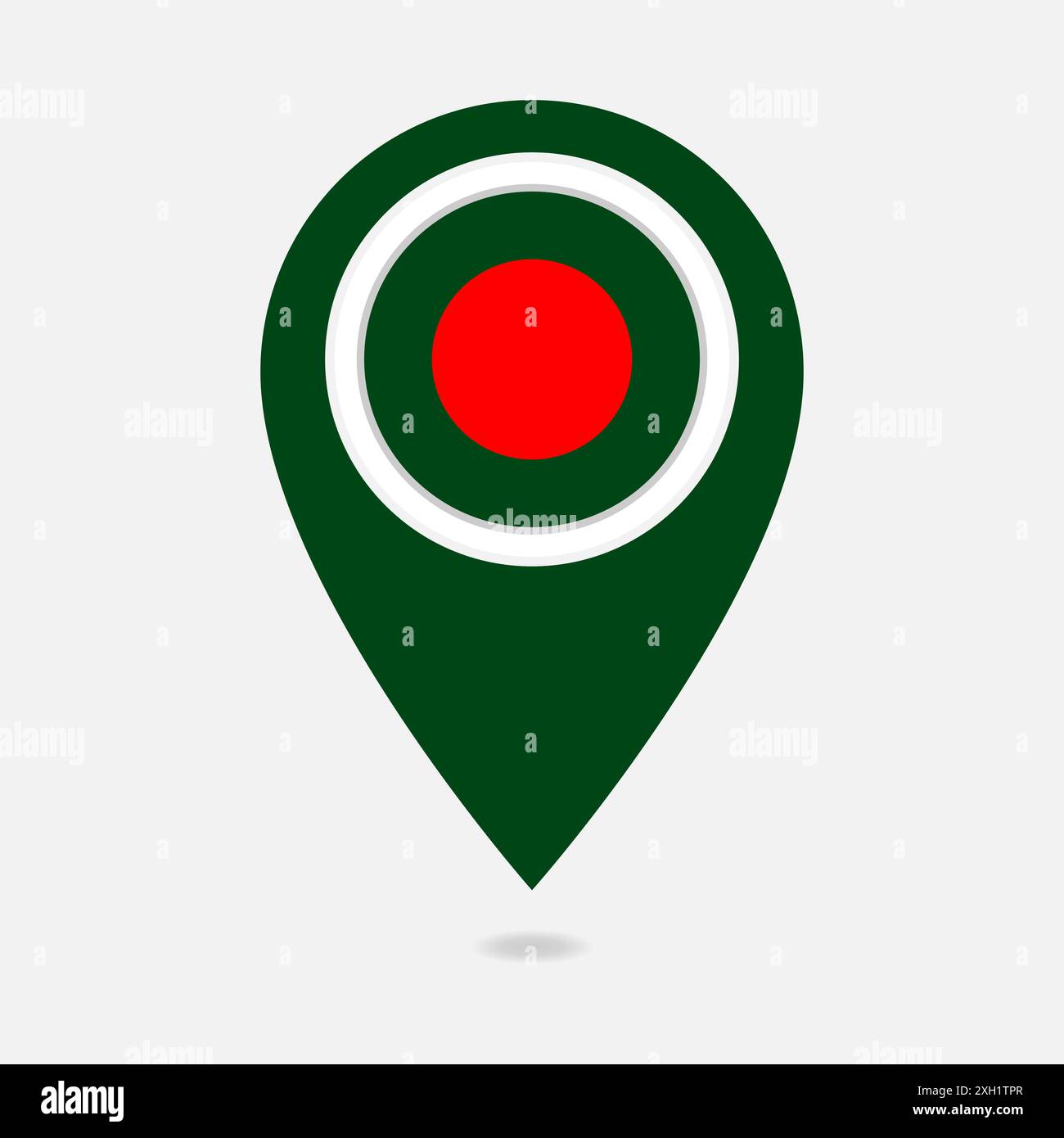 Bangladesh pin map illustration. Vector design Stock Vector Image & Art ...