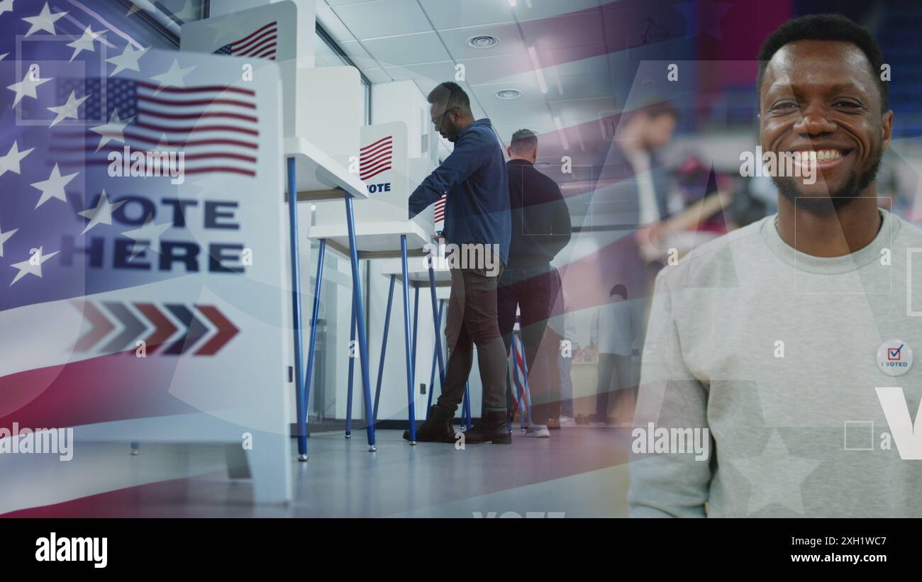 Montage multiethnic us citizens hi-res stock photography and images - Alamy
