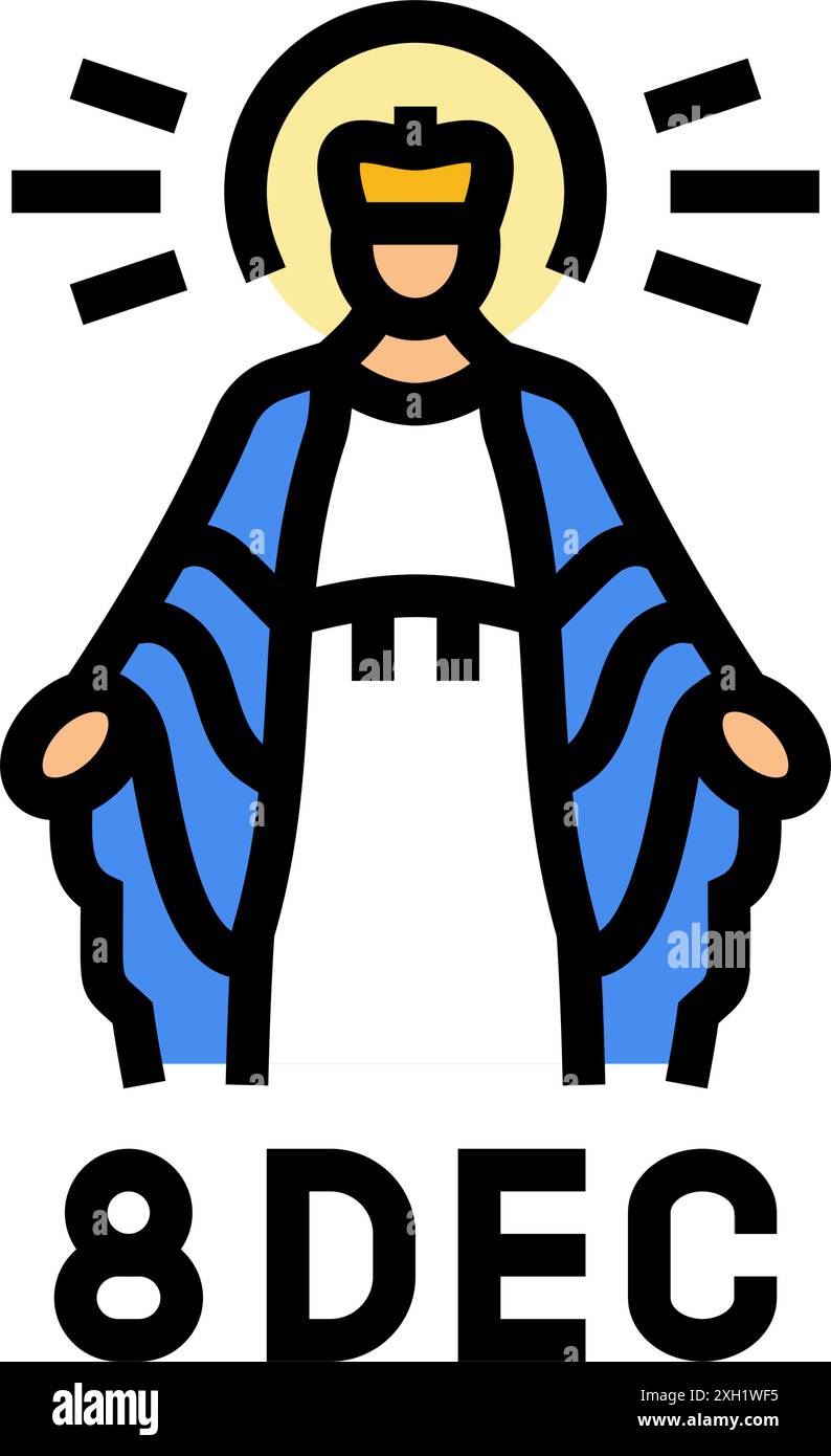 Immaculate conception church Stock Vector Images - Alamy