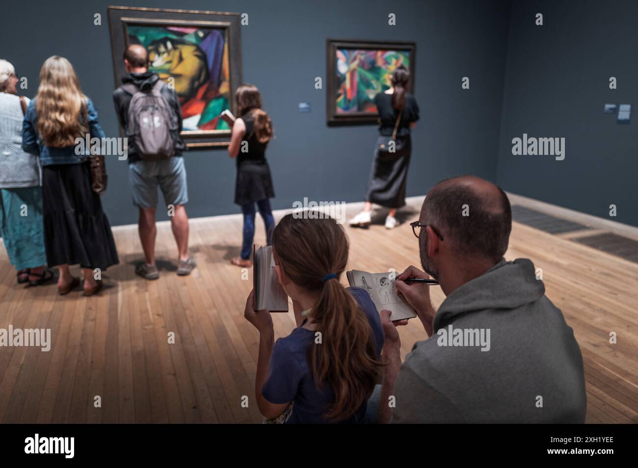 Tate Modern Expressionists Exhibition London England June 2024 ...