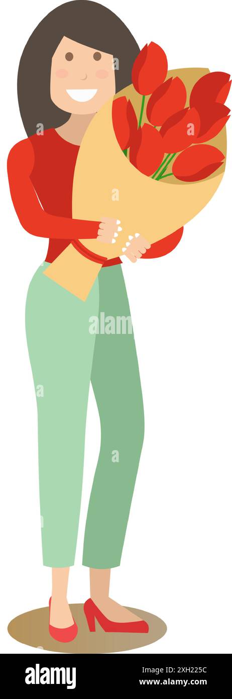 People and relations concept vector flat illustration Stock Vector ...
