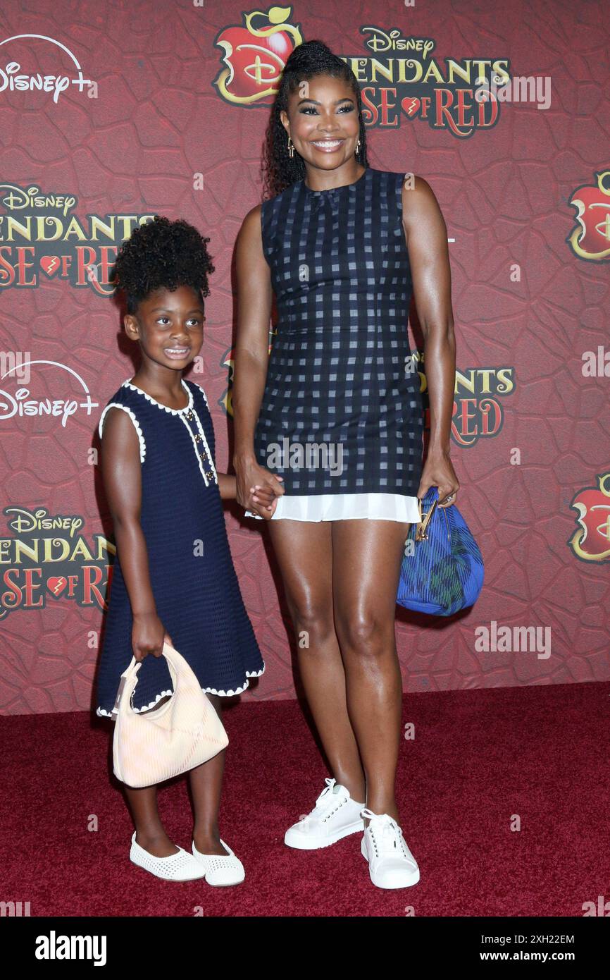 LOS ANGELES - JUL 10: Kaavia James Union Wade, Gabrielle Union at the ...