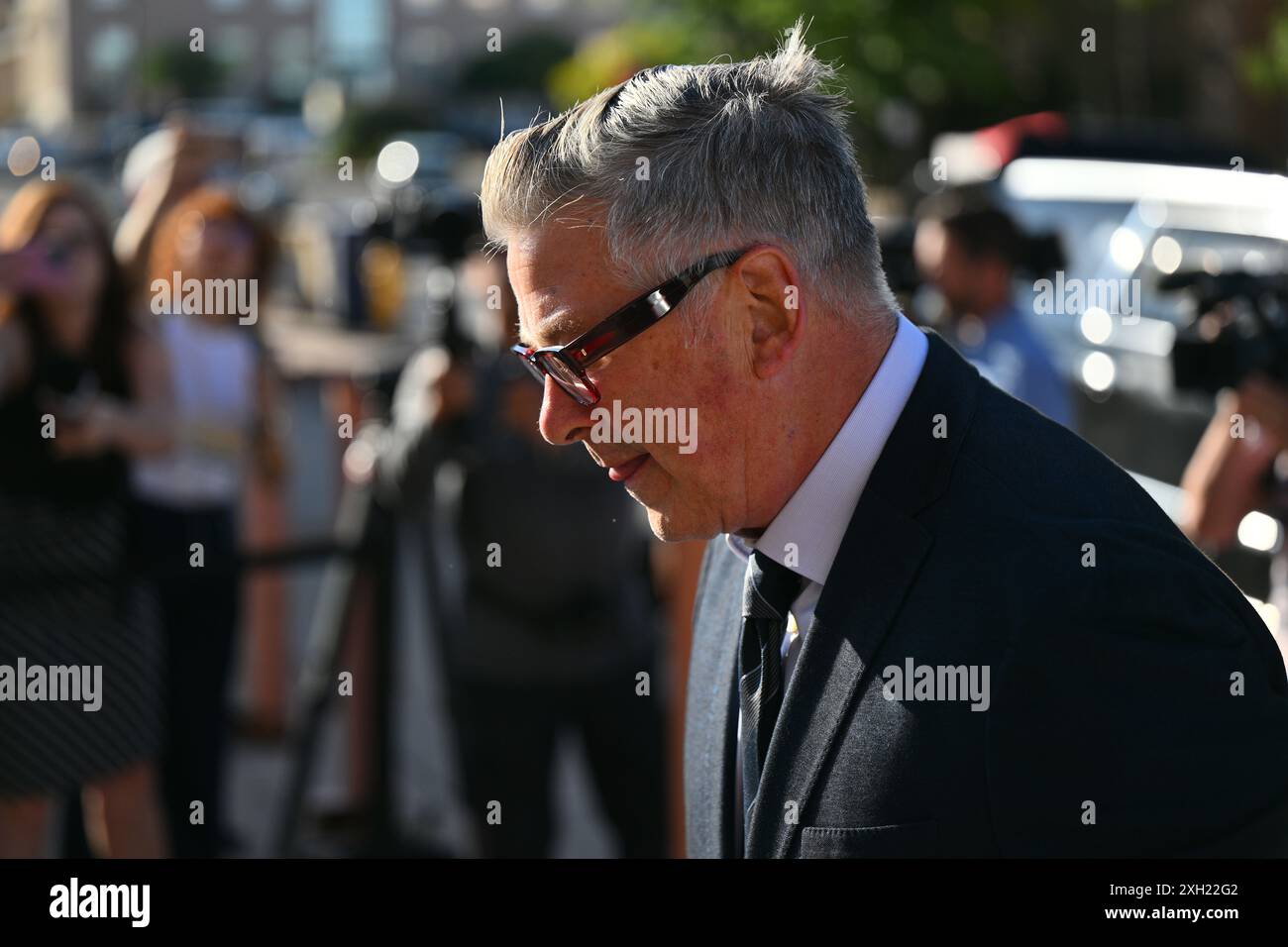 Actor Alec Baldwin arrives at the First Judicial Courthouse for the ...