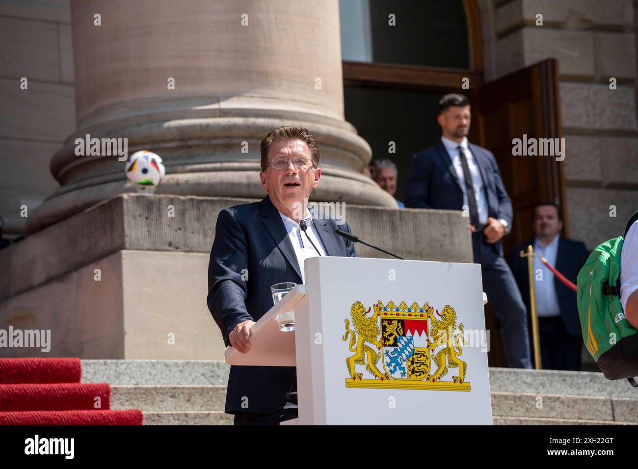 Munich, Bavaria, Germany: 11 July 2024: Martin Kallen CEO at UEFA ...