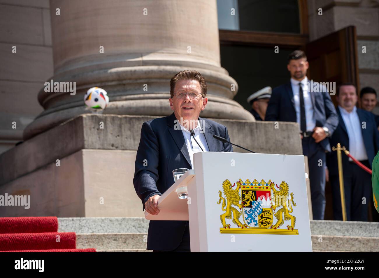 Munich, Bavaria, Germany: 11 July 2024: Martin Kallen CEO at UEFA ...