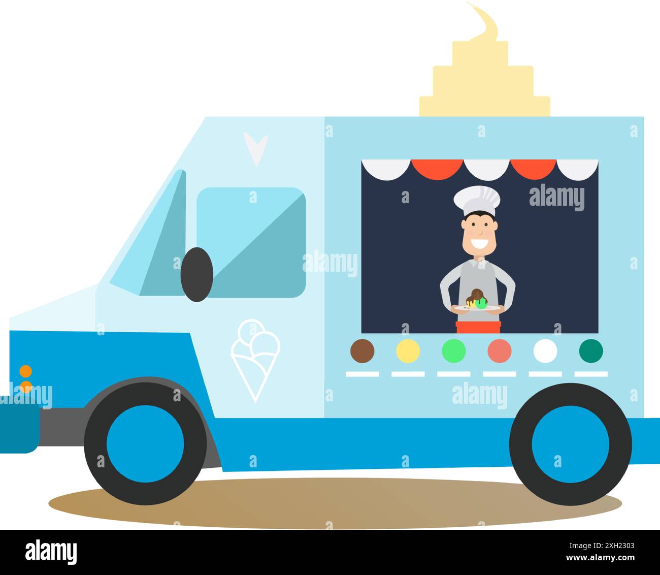 Vehicle people flat icon Stock Vector Images - Alamy