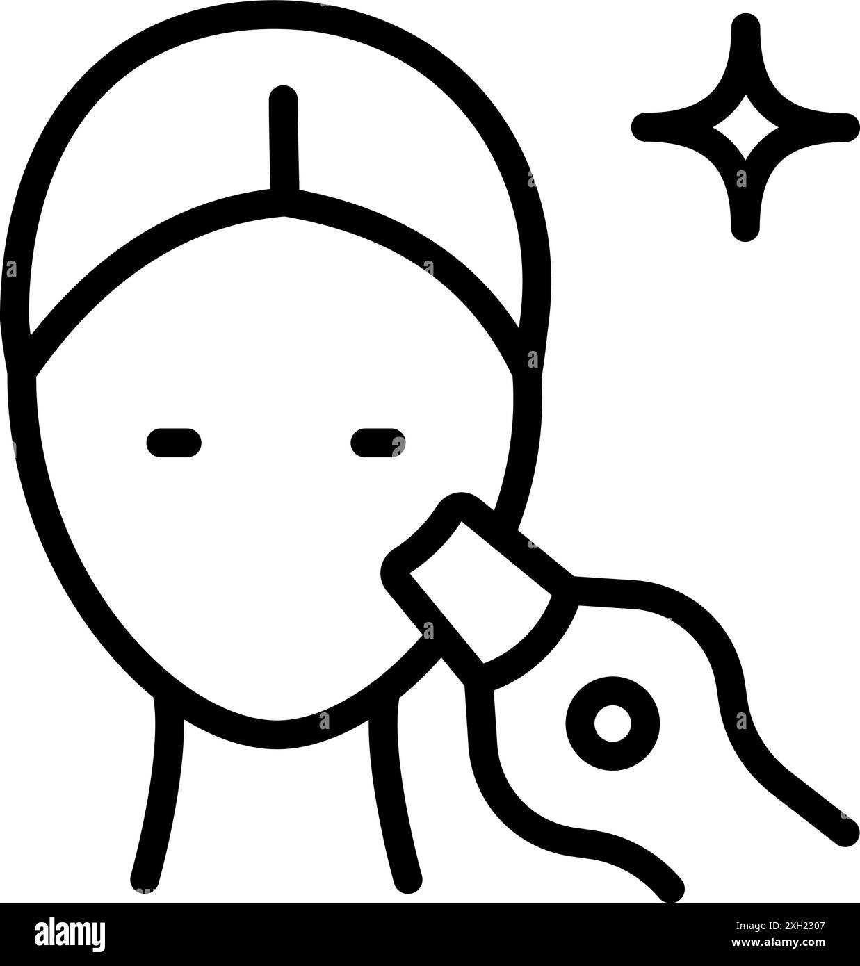 Face and Beauty Peeling Device. Ultrasonic Facial Skin Scrubber. Face ...