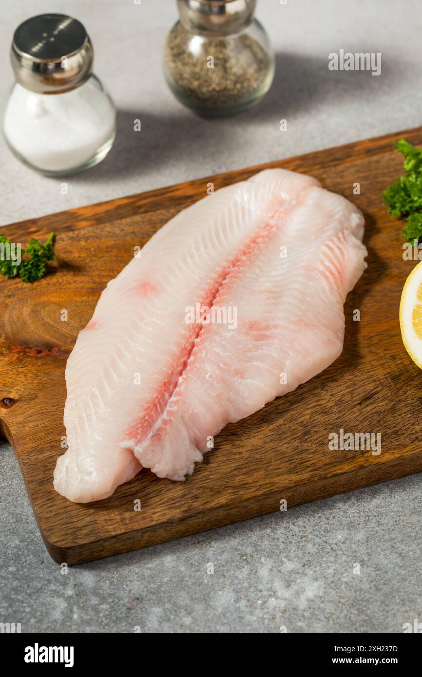 Organic Raw White Catfish Filet Ready to Cook Stock Photo - Alamy