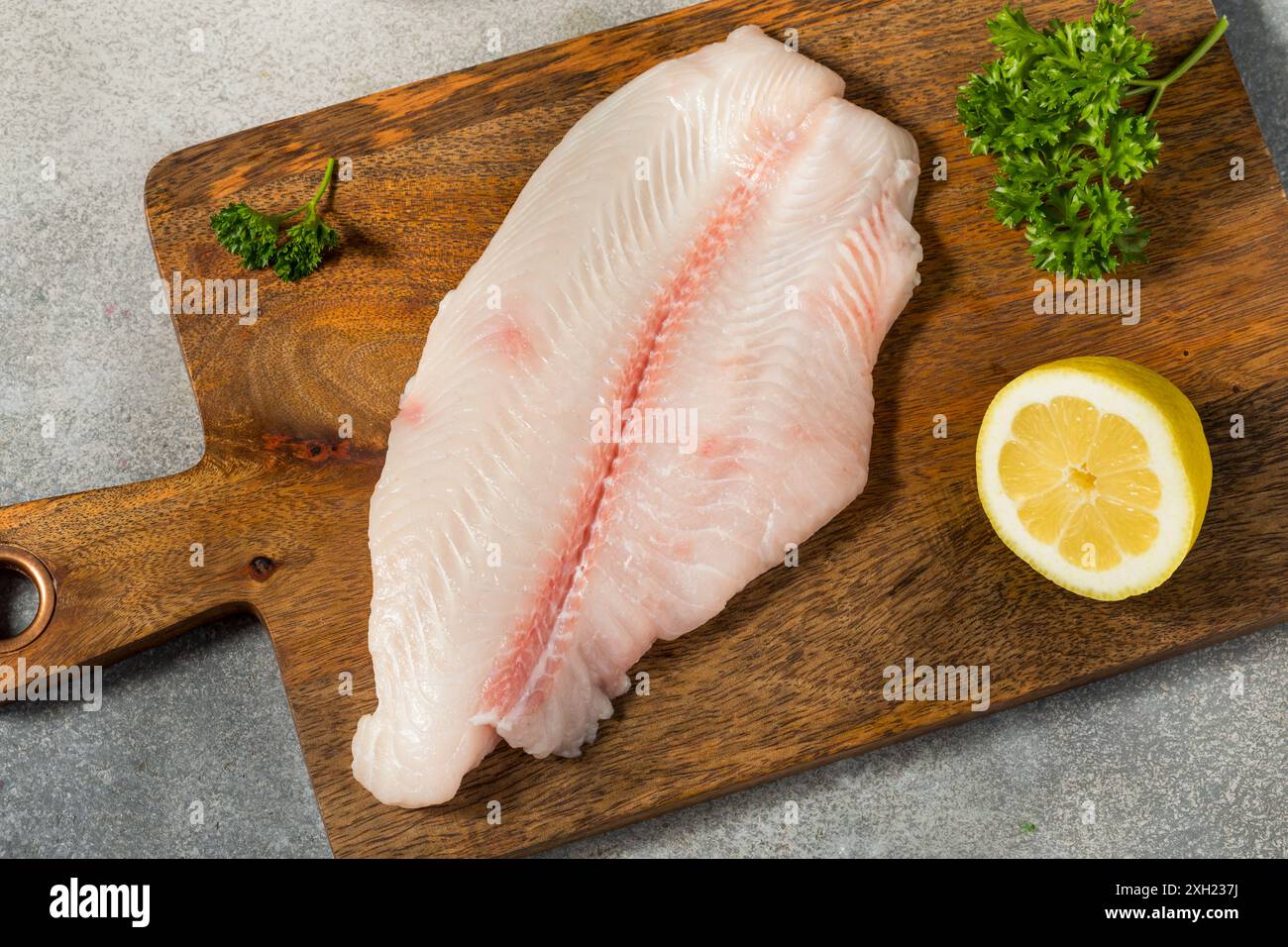 Organic Raw White Catfish Filet Ready to Cook Stock Photo - Alamy