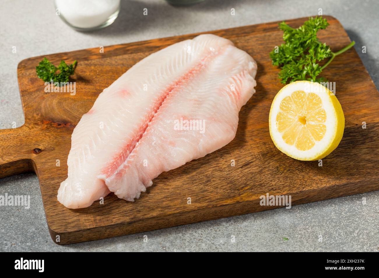 Organic Raw White Catfish Filet Ready to Cook Stock Photo - Alamy