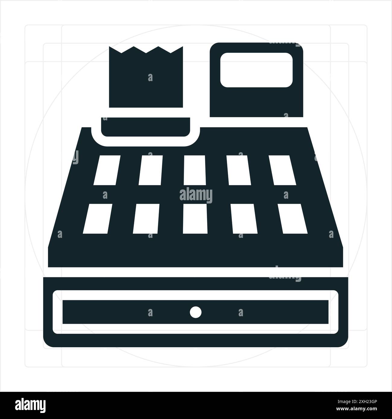 Cash register drawer icon hi-res stock photography and images - Alamy