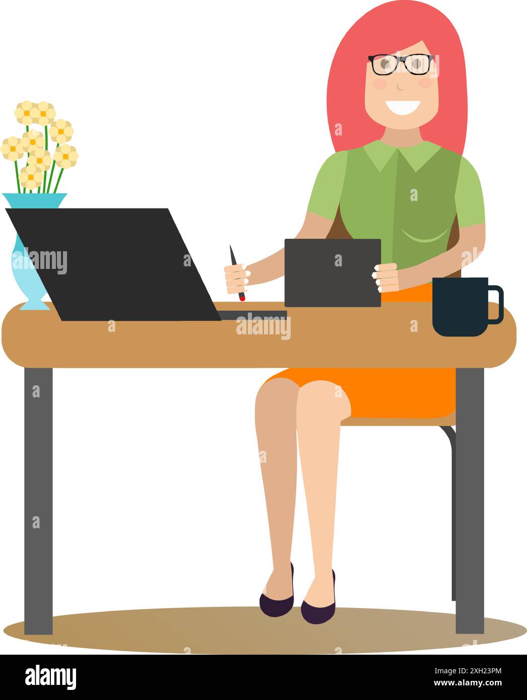 Creative designer laptop in Cut Out Stock Images & Pictures - Alamy