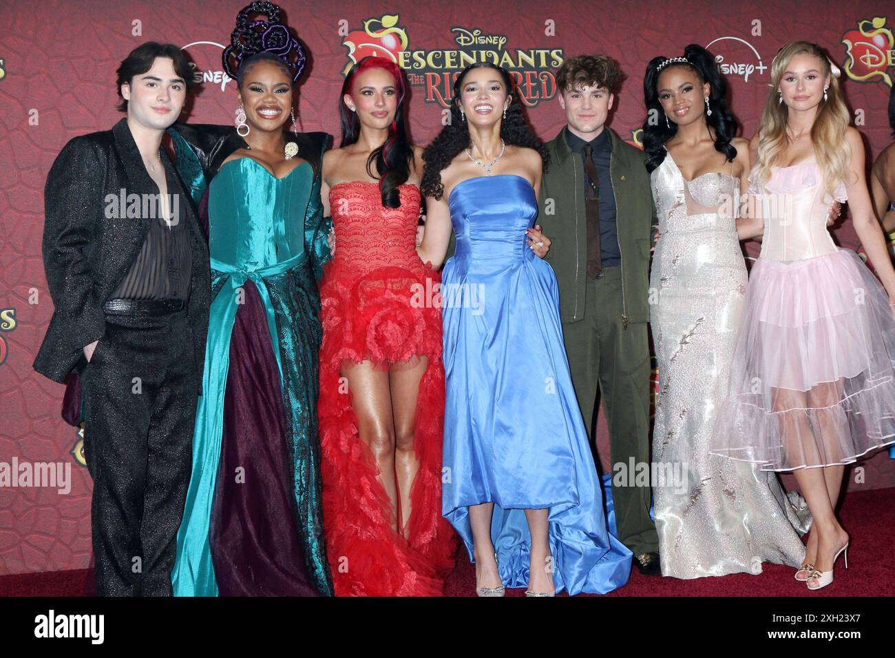 Ca. 10th July, 2024. Joshua Colley, China Anne McClain, Dara Renee ...