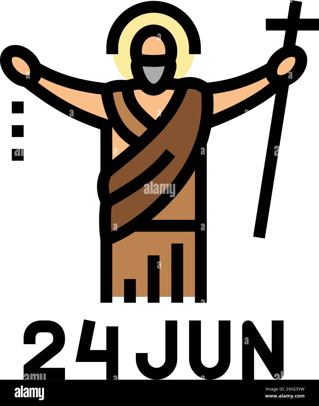 Church st john baptist Cut Out Stock Images & Pictures - Alamy