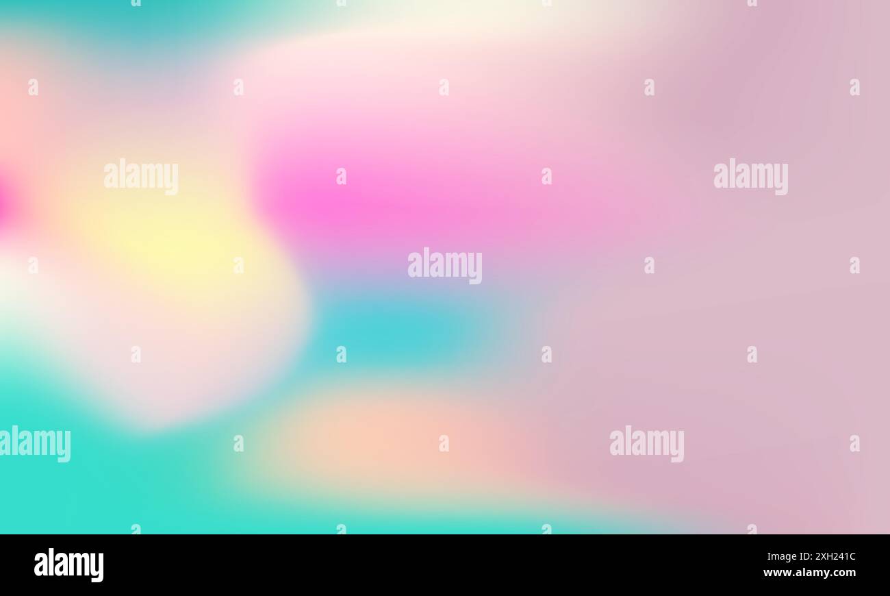 Color gradient background. Abstract pink, blue and yellow gradation ...