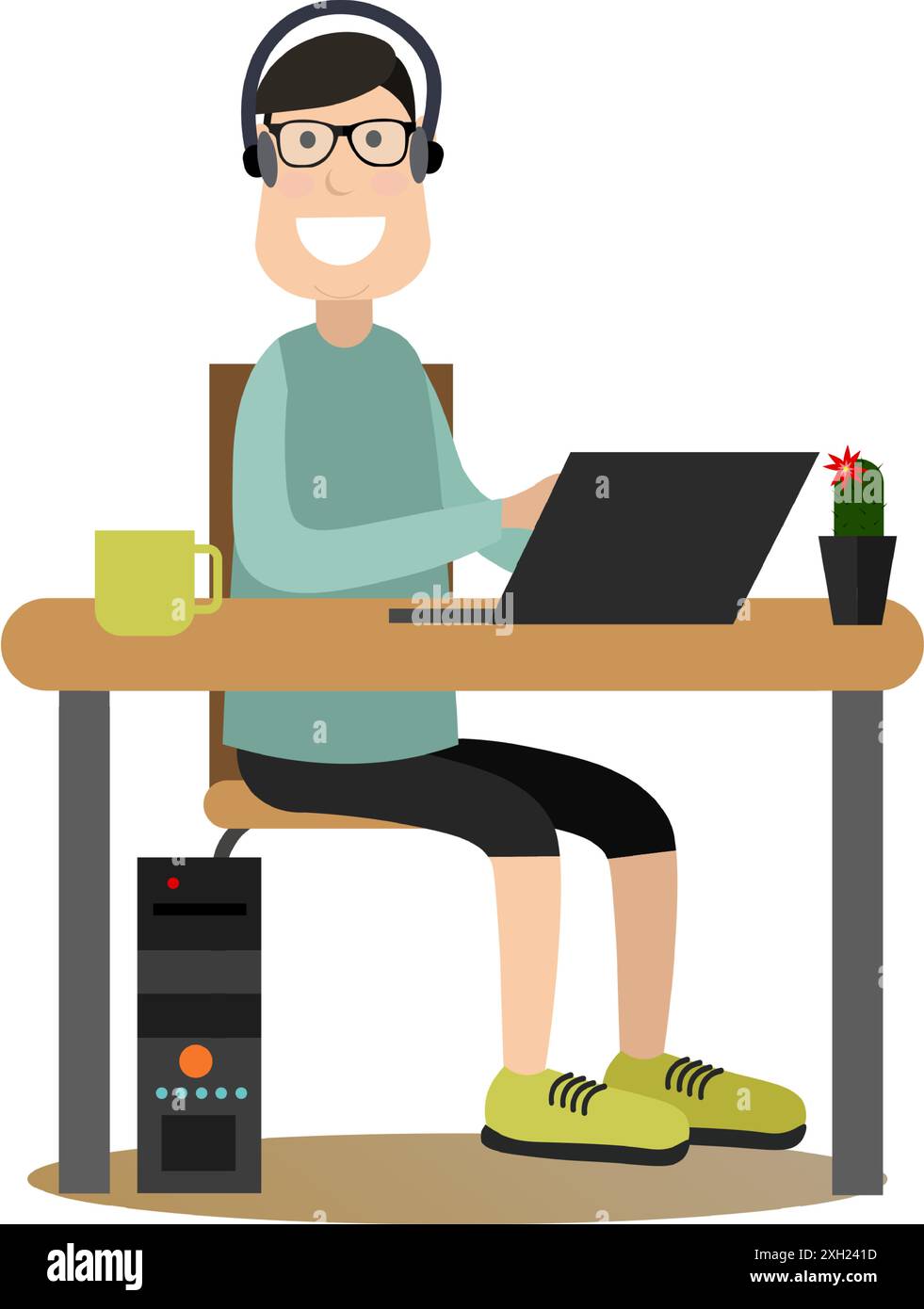Software tester vector illustration in flat style Stock Vector Image ...