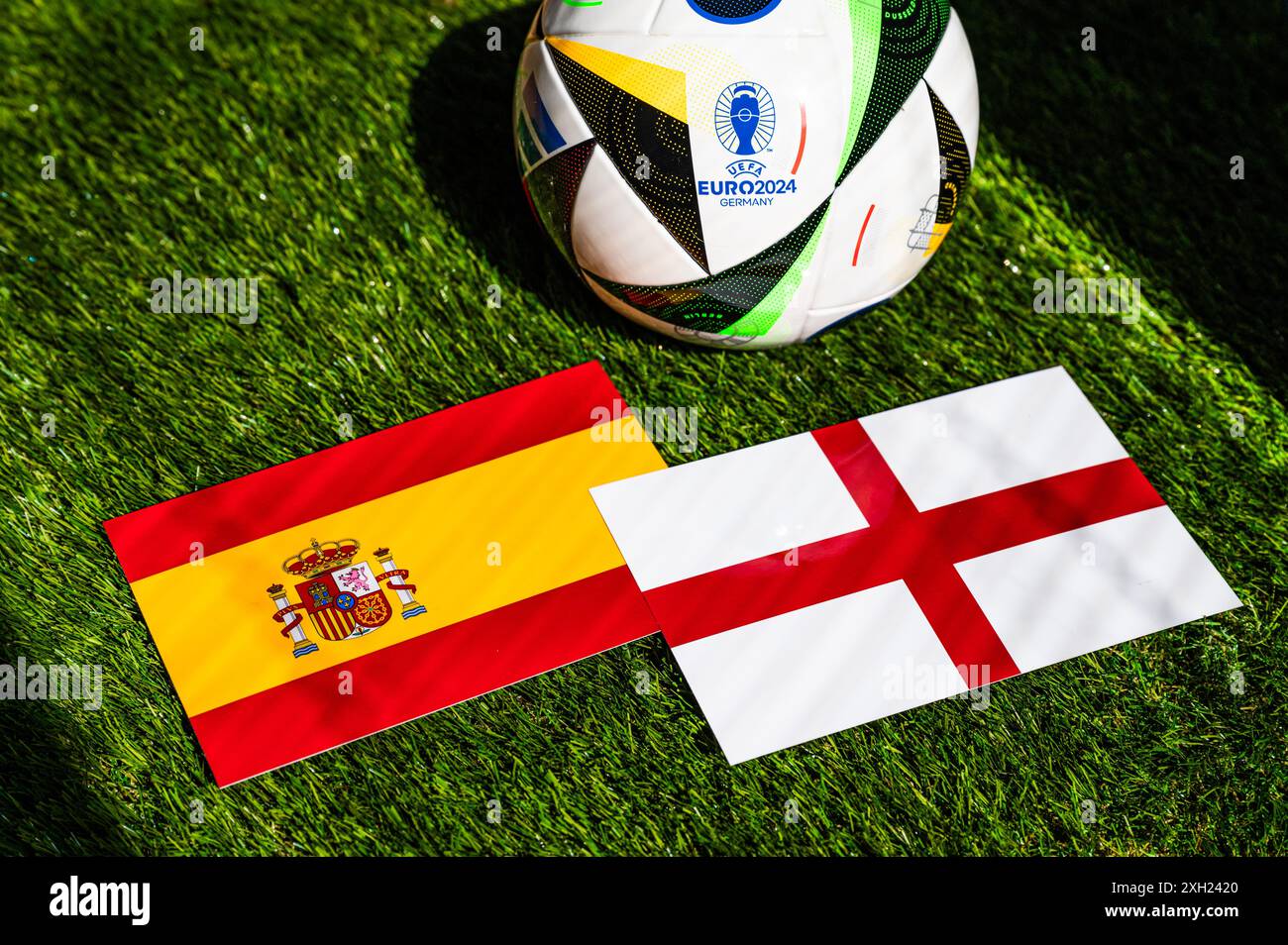 BERLIN, GERMANY, JULY 10, 2024: Spain vs England, Euro 2024 Final ...